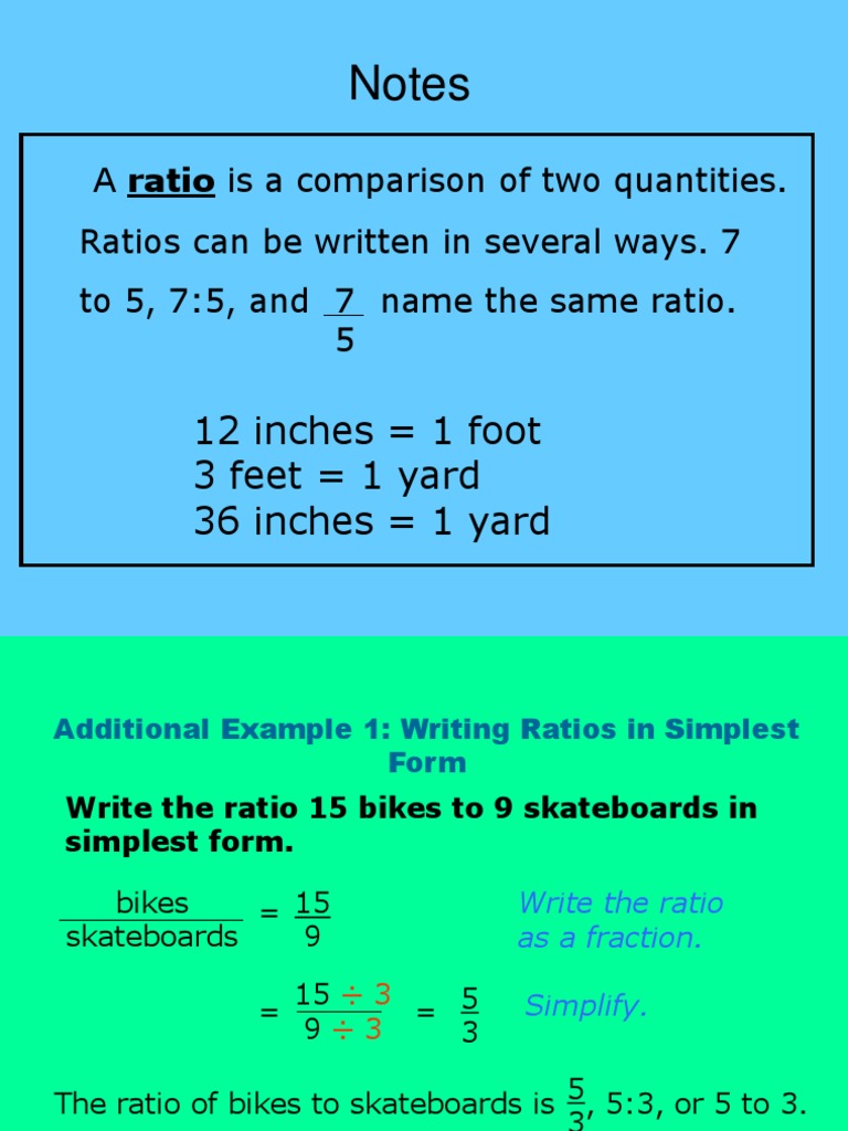 Ratios | PDF | Ratio | Fraction (Mathematics)