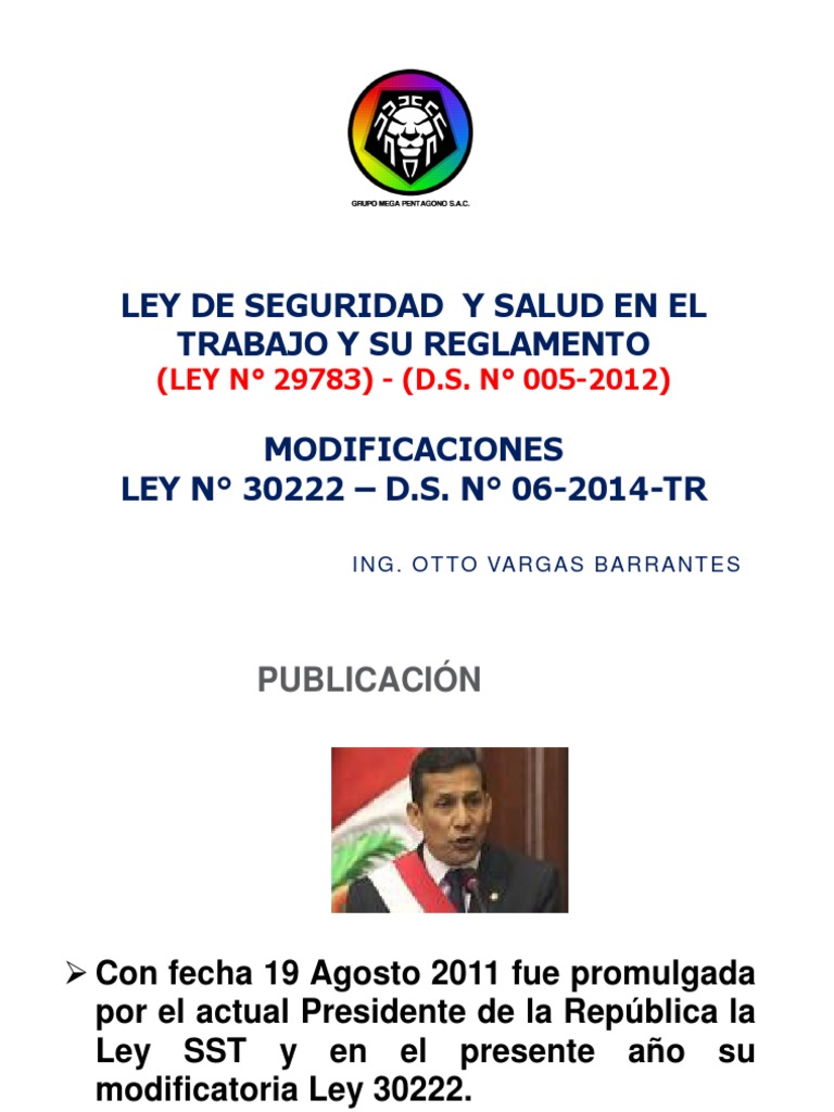 Ley 29783 SST | PDF | Derecho laboral | Seguridad