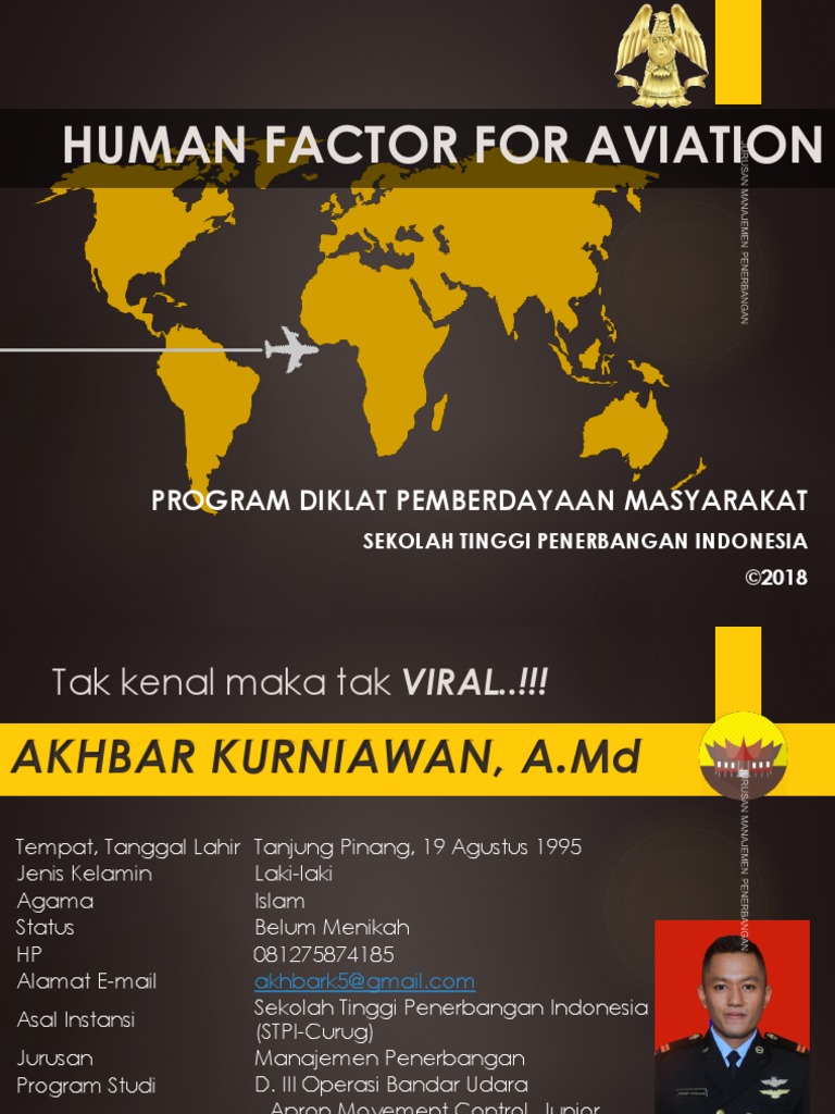 Human Factor For Aviation | PDF
