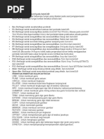 Rumus dan Perintah Dasar AutoCAD | PDF | Komputer