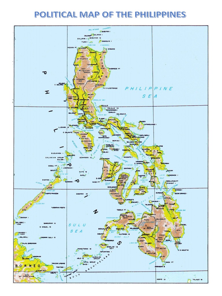 Political Map of The Philippines | PDF