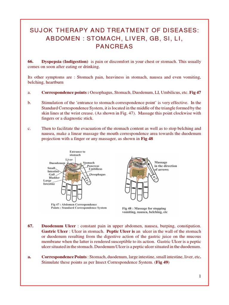 Sujok Therapy and Treatment of Diseases | Download Free PDF | Clinical Medicine | Medical ...