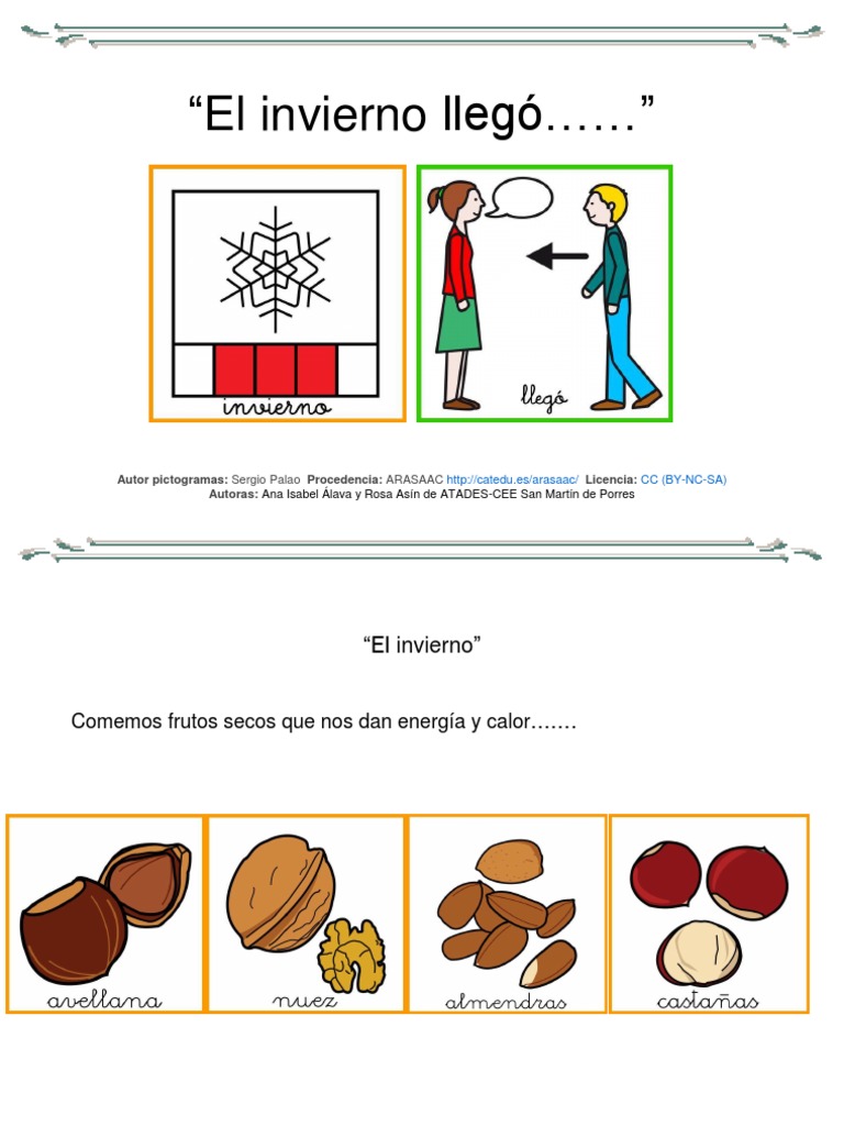 Estaciones Del Año Invierno PDF | PDF | Naturaleza
