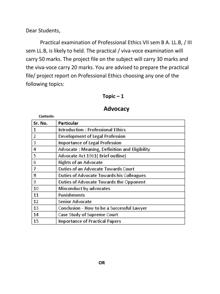 Practical File Professional Ethics | PDF | Advocate | Contempt Of Court