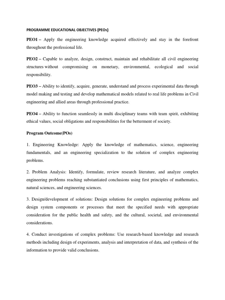 Civil Po, Peo, Psos | PDF | Engineering | Design