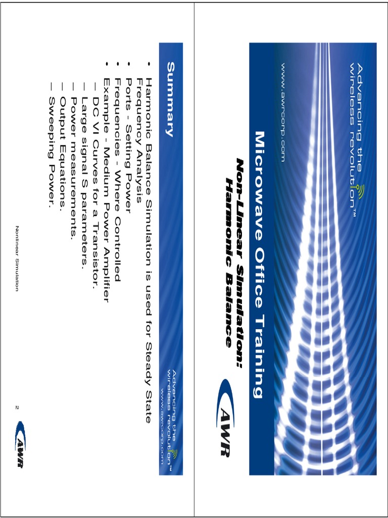 6 Nonlinear Simulation Pdf Amplifier Electrical Network