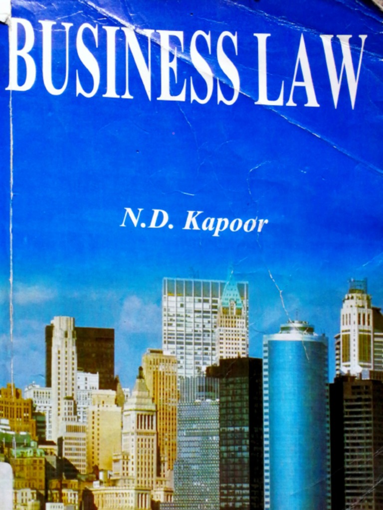 Business Law ND Kapoor Part1 | PDF