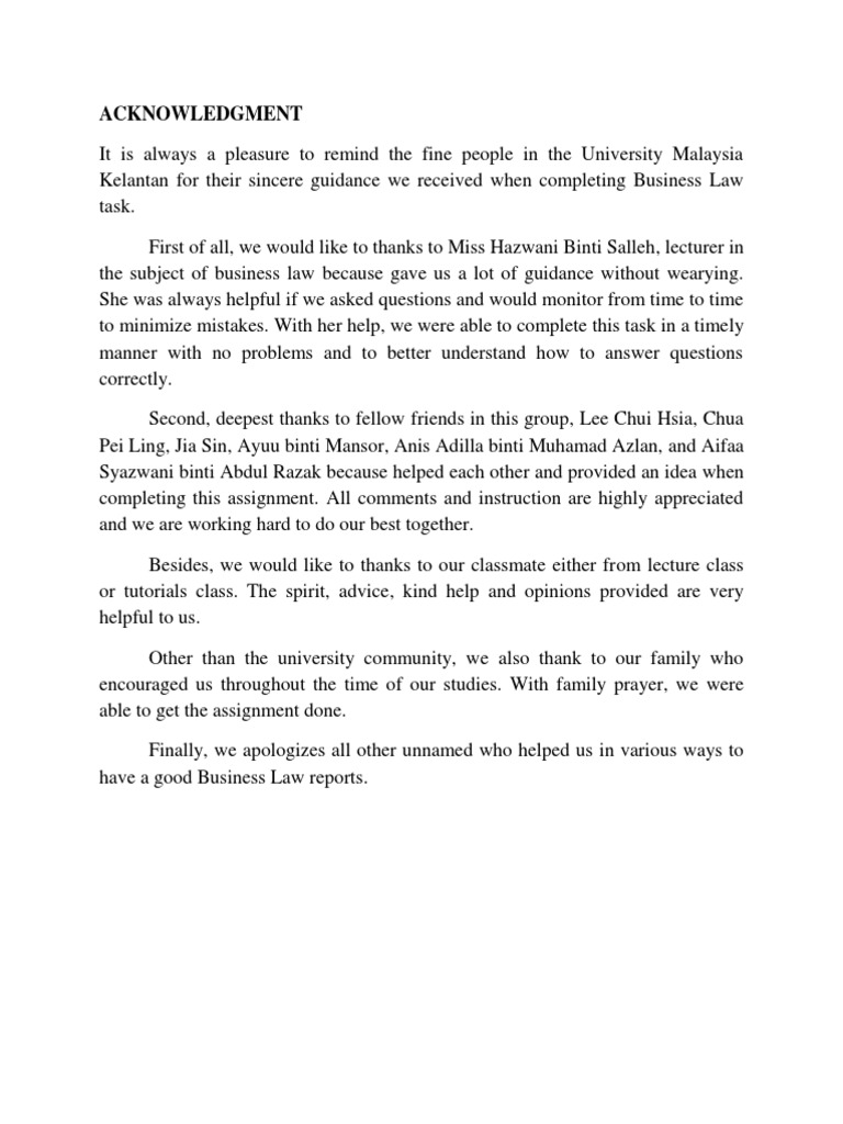 Business Law Assignment | PDF | Common Law | Legal Concepts