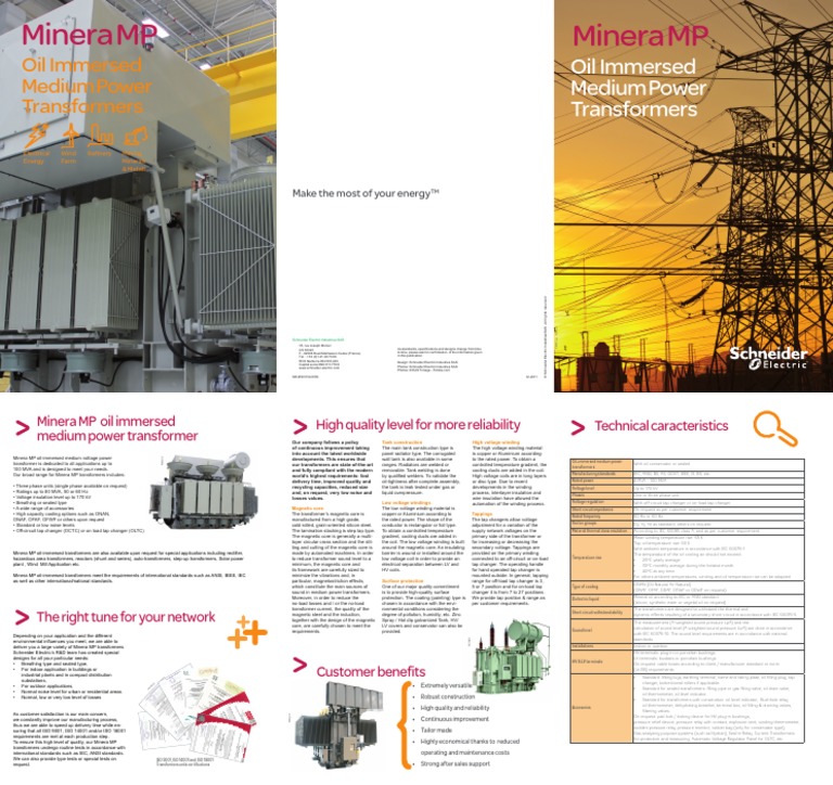 Minera MPT PDF | PDF | Transformer | Electrical Components
