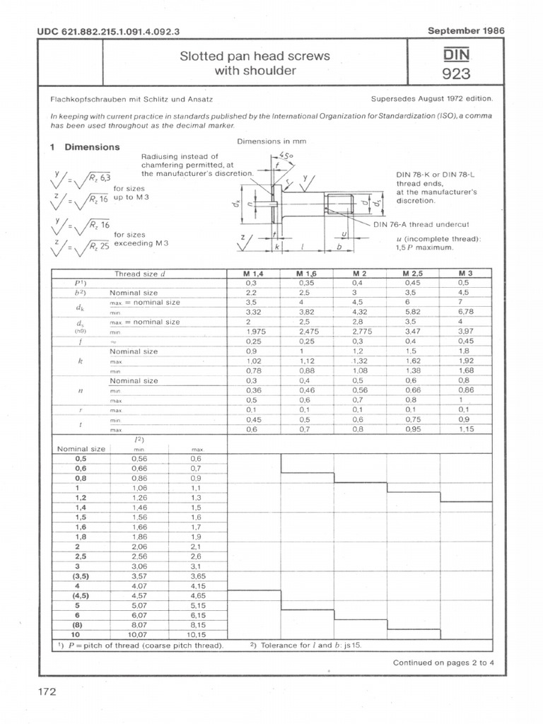 Din 923 PDF | PDF