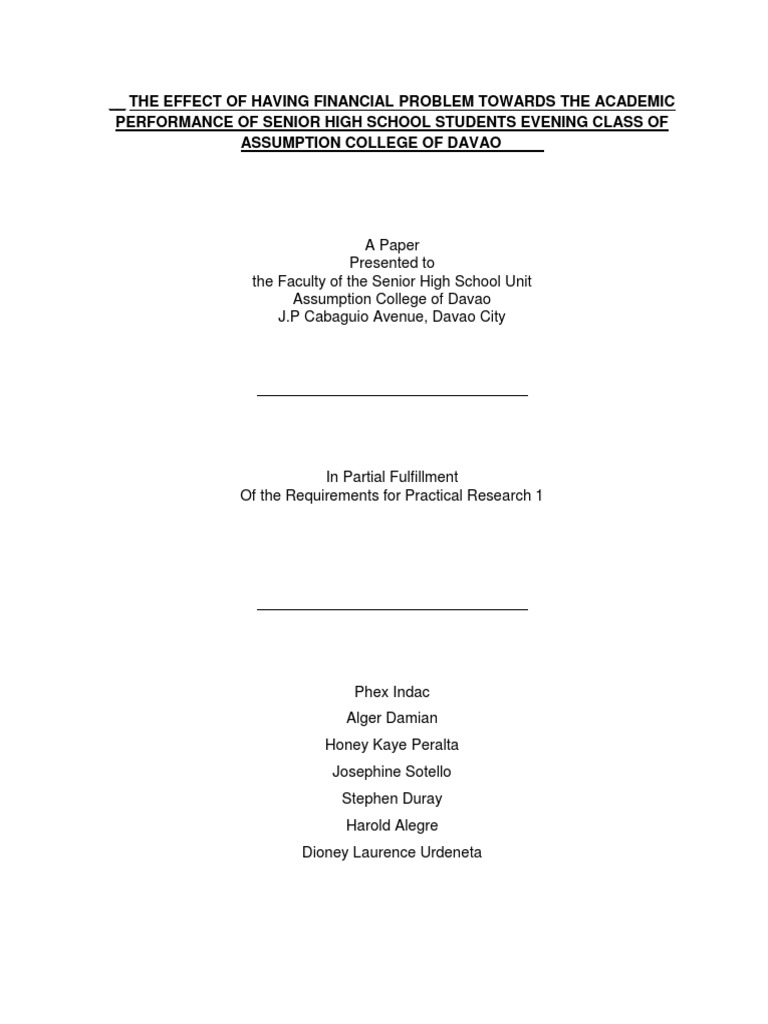 Financial Problem 1 | PDF | Tuition Payments | Theory