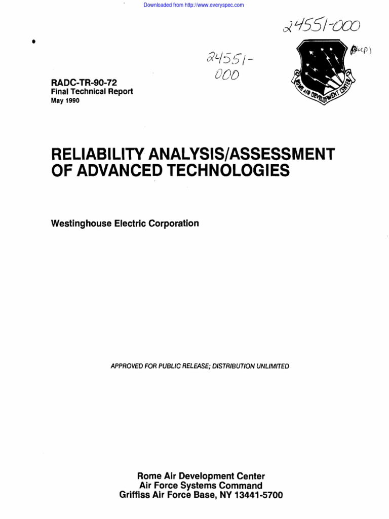 Radc TR 90 72 | PDF | Integrated Circuit | Mosfet