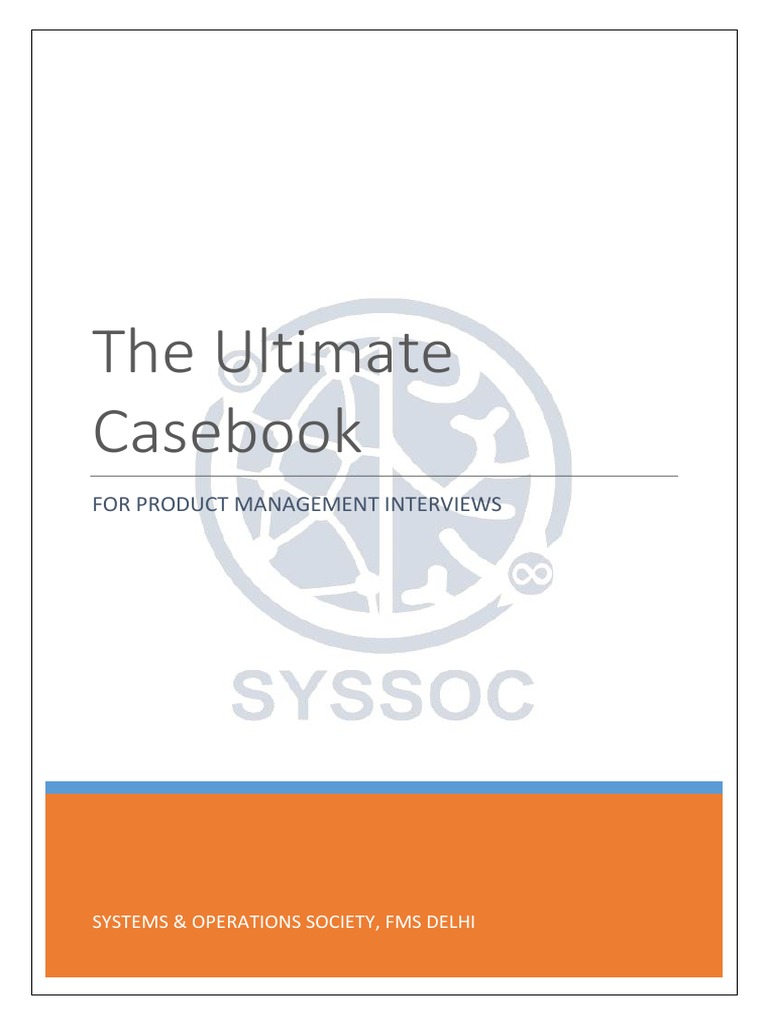 ProdMan Casebook | PDF | We Chat | Facebook