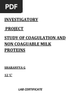 Study of Coagulable and Non Coagulable Milk Proteins | PDF | Milk ...