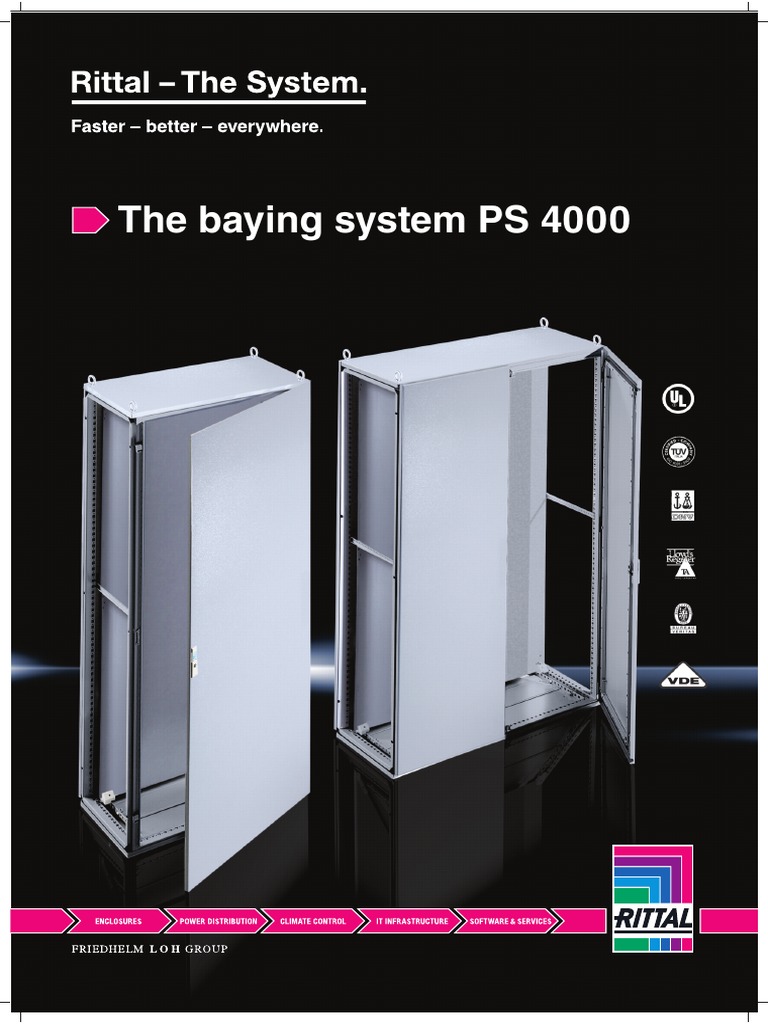 Rittal PS 4000 Baying System Overview | PDF | Door | Sheet Metal