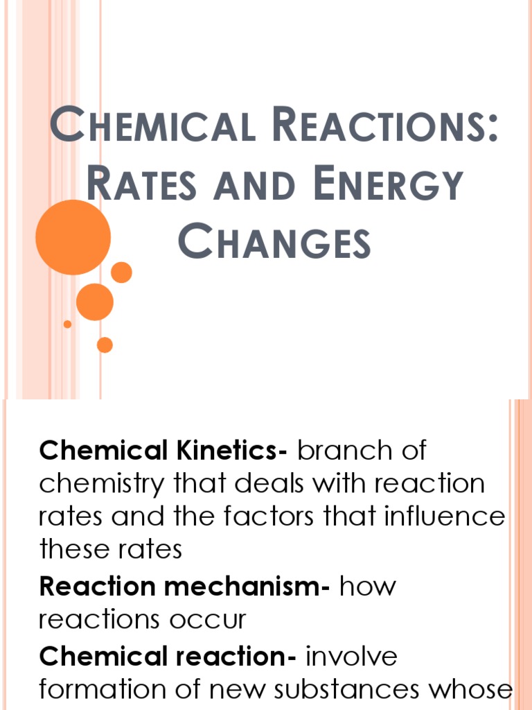 Chemical Reactions AND Practical Applications of Chemistry | PDF ...
