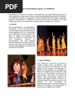Mga Uri NG Sayaw Sa Pilipinas | PDF