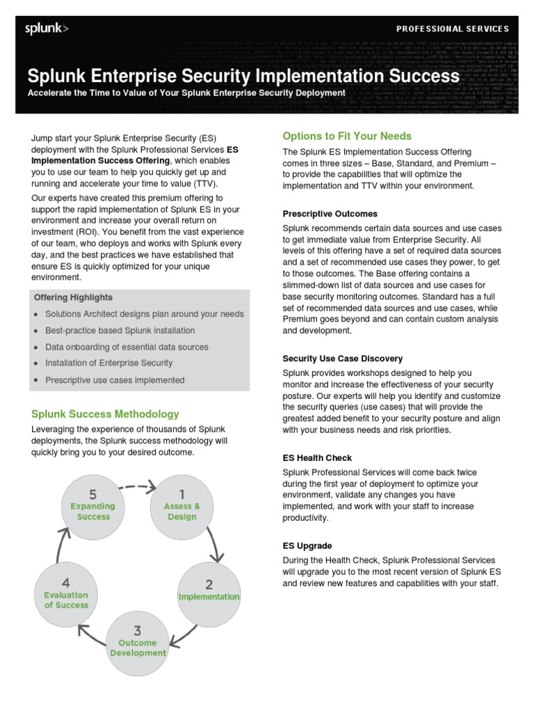 Splunk Enterprise Security Implementation Success | PDF | Malware ... Splunk Enterprise Security Implementation Success | PDF | Malware ...