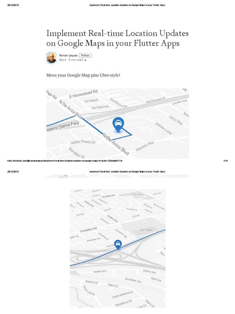 Implement Real-Time Location Updates On Google Maps in Your Flutter ...