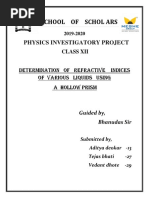 Physics Class 12 Project | PDF | Diffraction | Electrodynamics