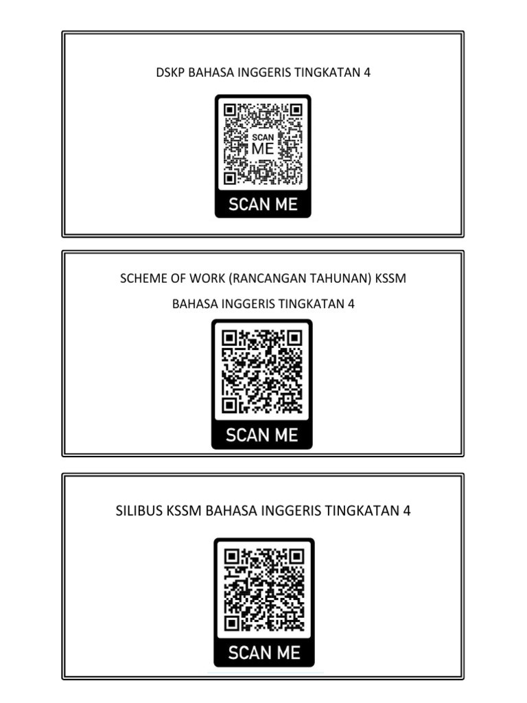 QR Code DSKP Silibus Sow KSSM Bi f4 | PDF
