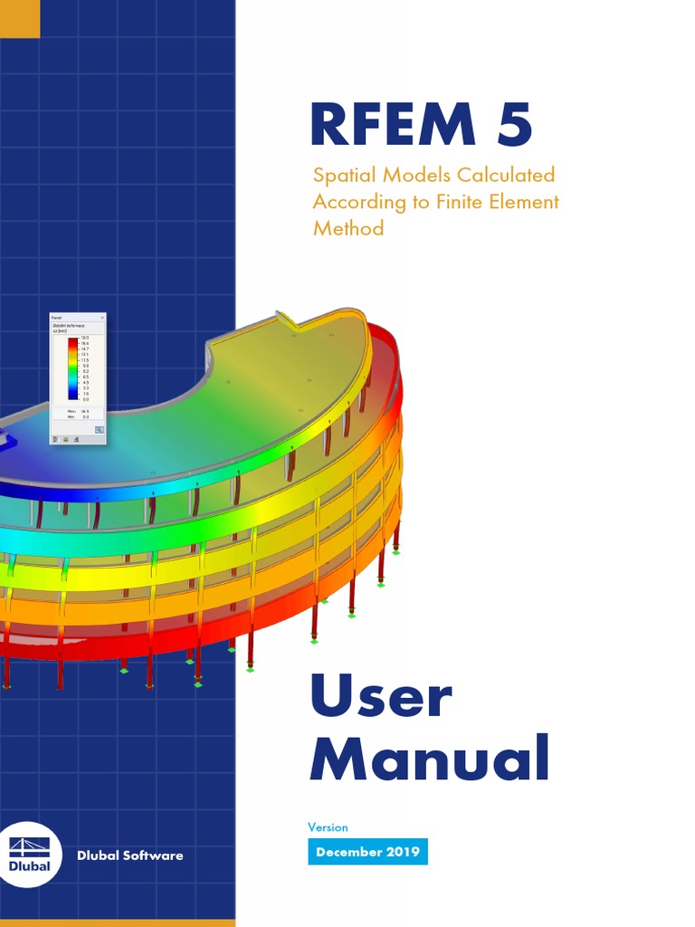 RFEM 5 User Manual Overview | PDF | Installation (Computer Programs ...