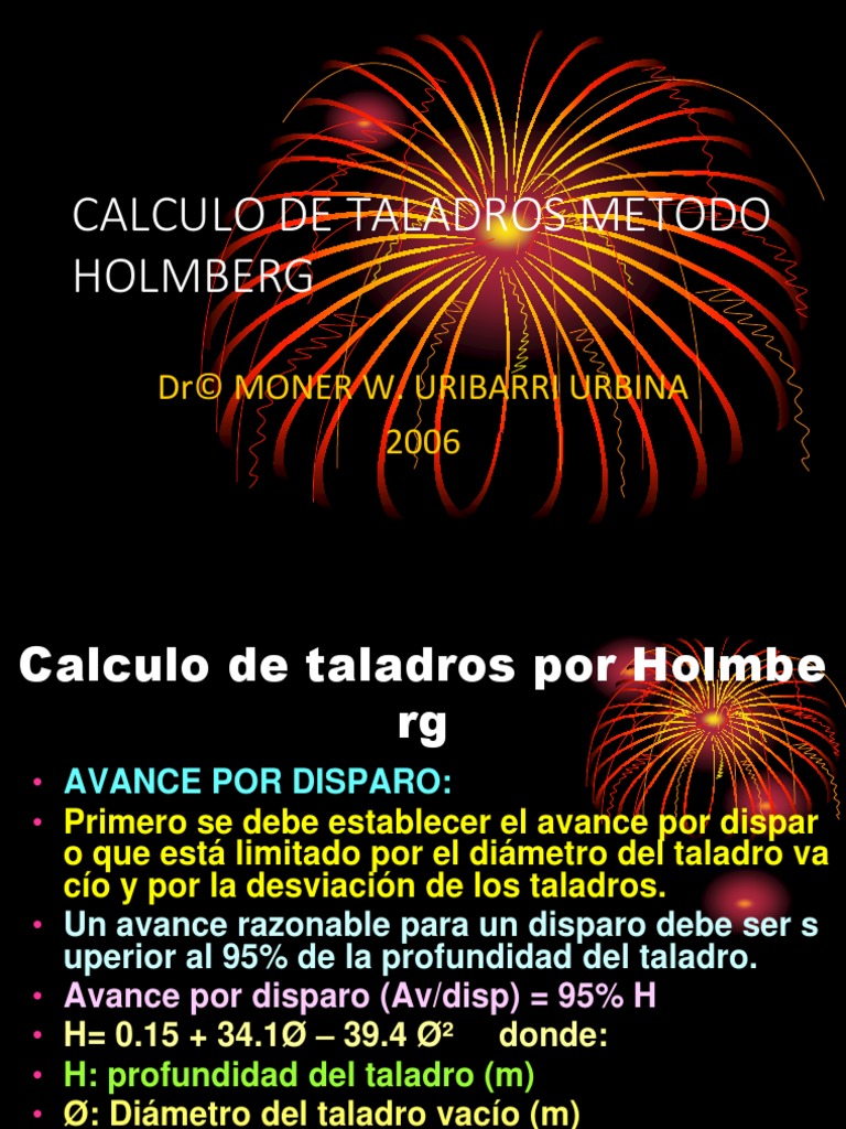 Calculo Metodo Holmberg | PDF | Naturaleza