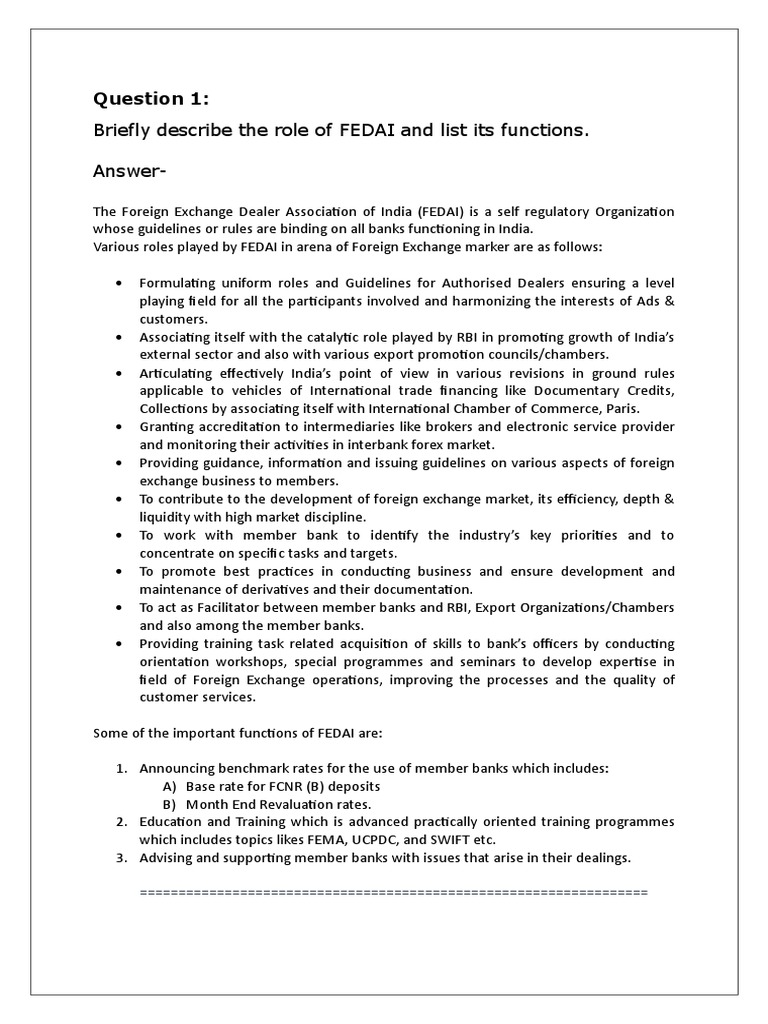 Fedai | PDF | Guarantee | Foreign Exchange Market