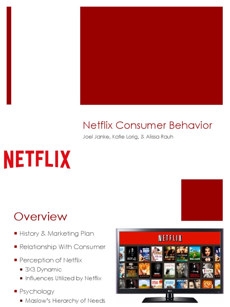 Netflix Consumer Behavior Insights | PDF | Netflix | Self Actualization