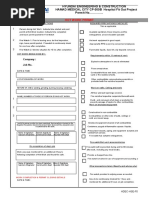 SM Work Permit Form | PDF | Fires | Hazards