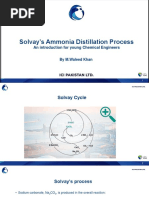 Solvay Process: Steps and Reactions | PDF | Sodium Carbonate | Ammonia