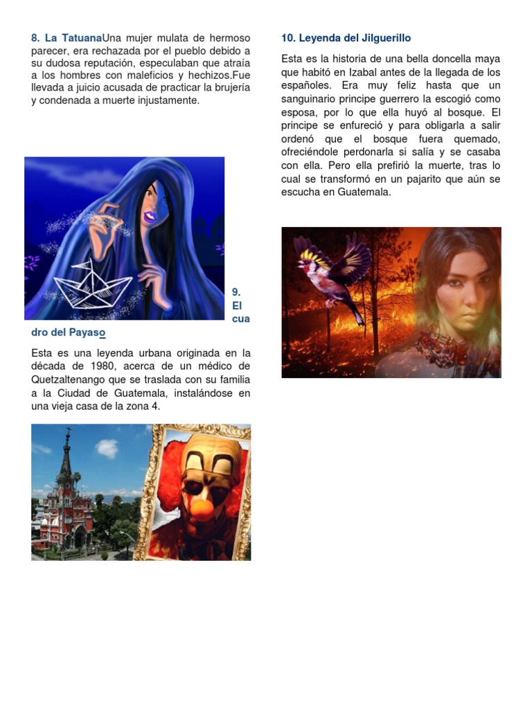 7 Leyendas de Guatemala | PDF