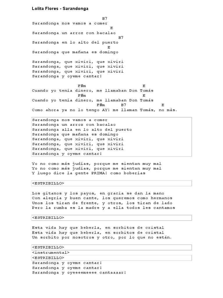 Lolita Flores Sarandonga | PDF