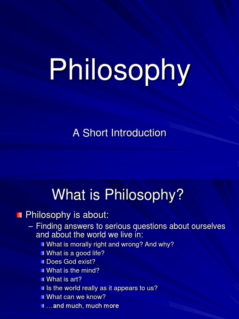 Intro To Philosophy | PDF | Epistemology | Reason