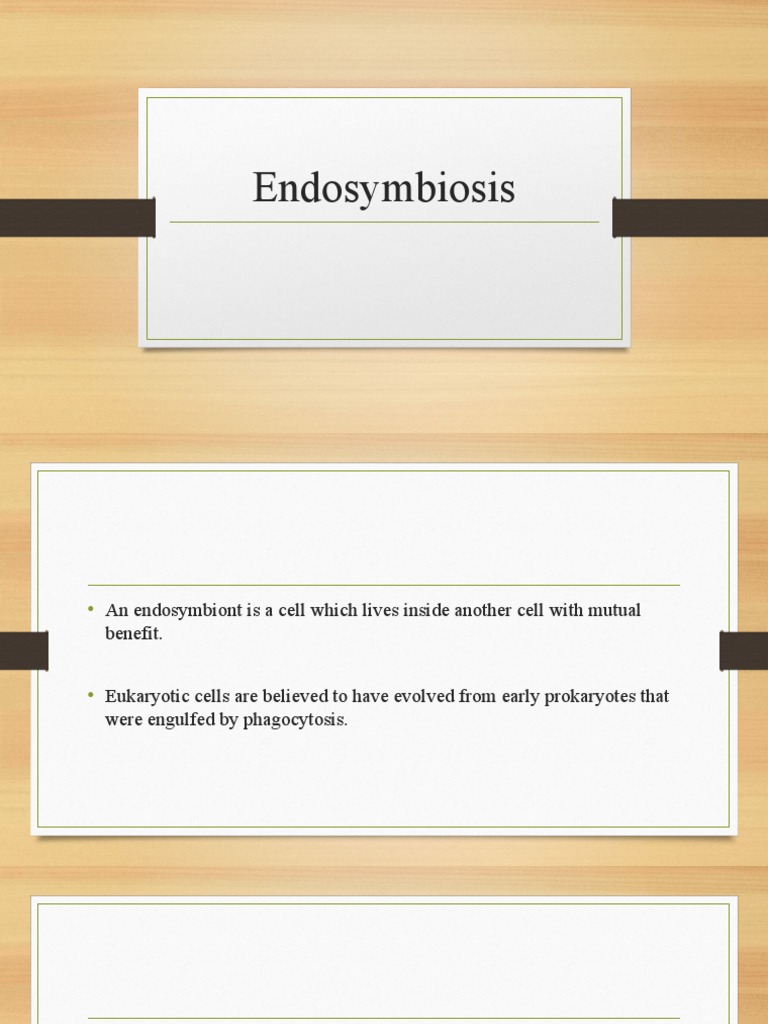 Endosymbiosis | Download Free PDF | Eukaryotes | Cell (Biology)