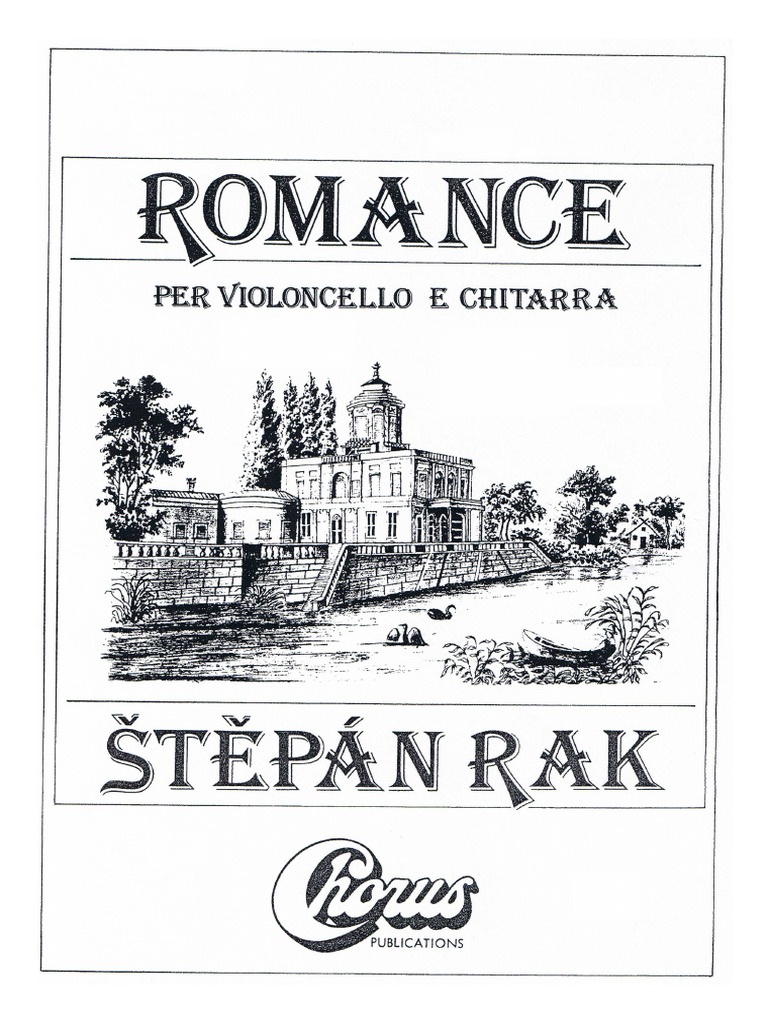 Romance For Cello and Guitar by Stepan Rak PDF | PDF