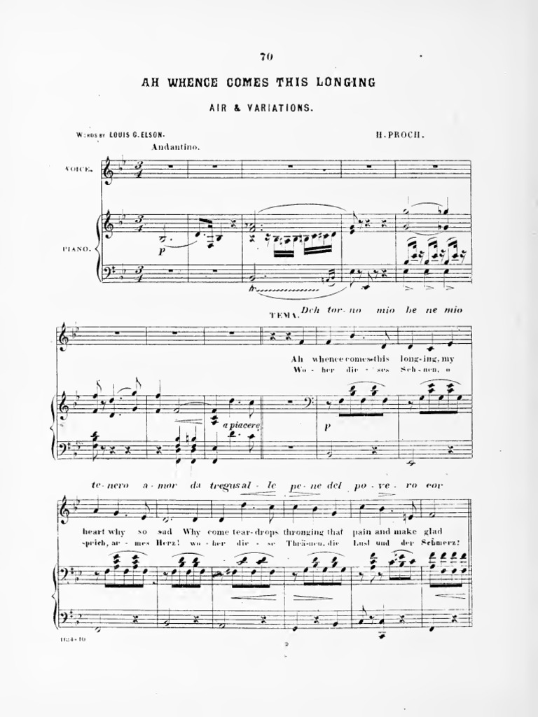 Variations Proch PDF | PDF