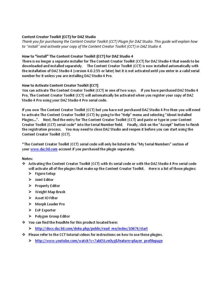 Content Creator Toolkit Installation Guide | PDF