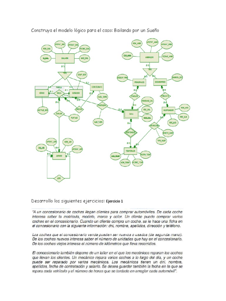 Ejercicios Mod Logico-Agregaciones | PDF