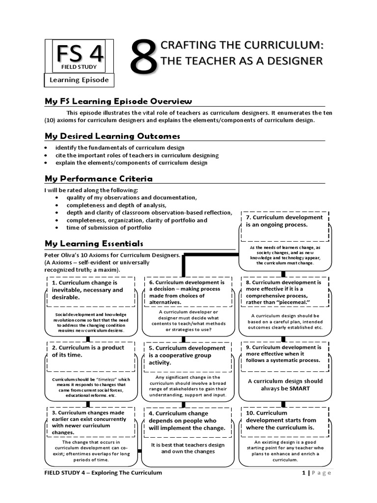 FS4 Ep8 | PDF | Curriculum | Lesson Plan