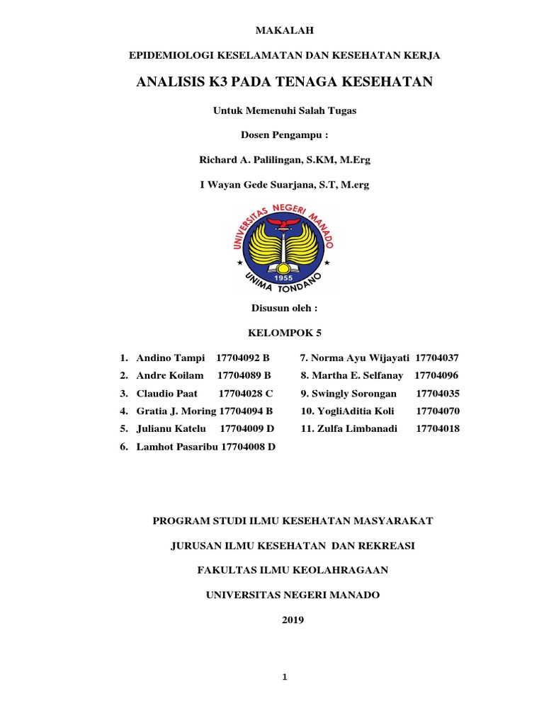 Makalah k3 Klmpok 6 | PDF | Pengembangan Diri | Kesehatan Holistik