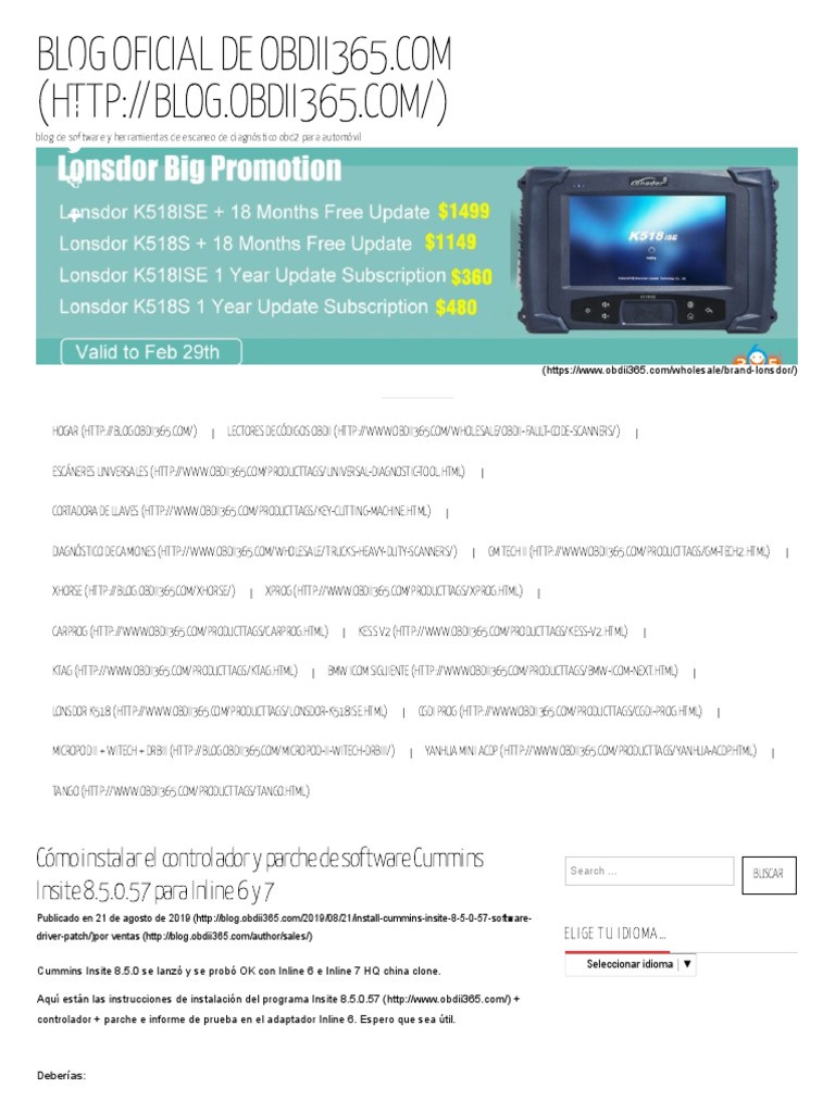 How To Install Cummins Insite 8.5.0.57 Software Driver and Patch For ... How To Install Cummins Insite 8.5.0.57 Software Driver and Patch For ...