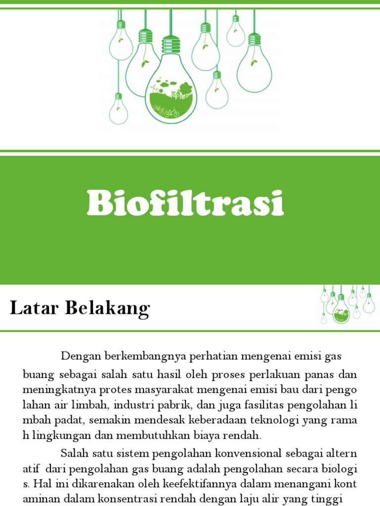 Biofiltrasi PIP | PDF