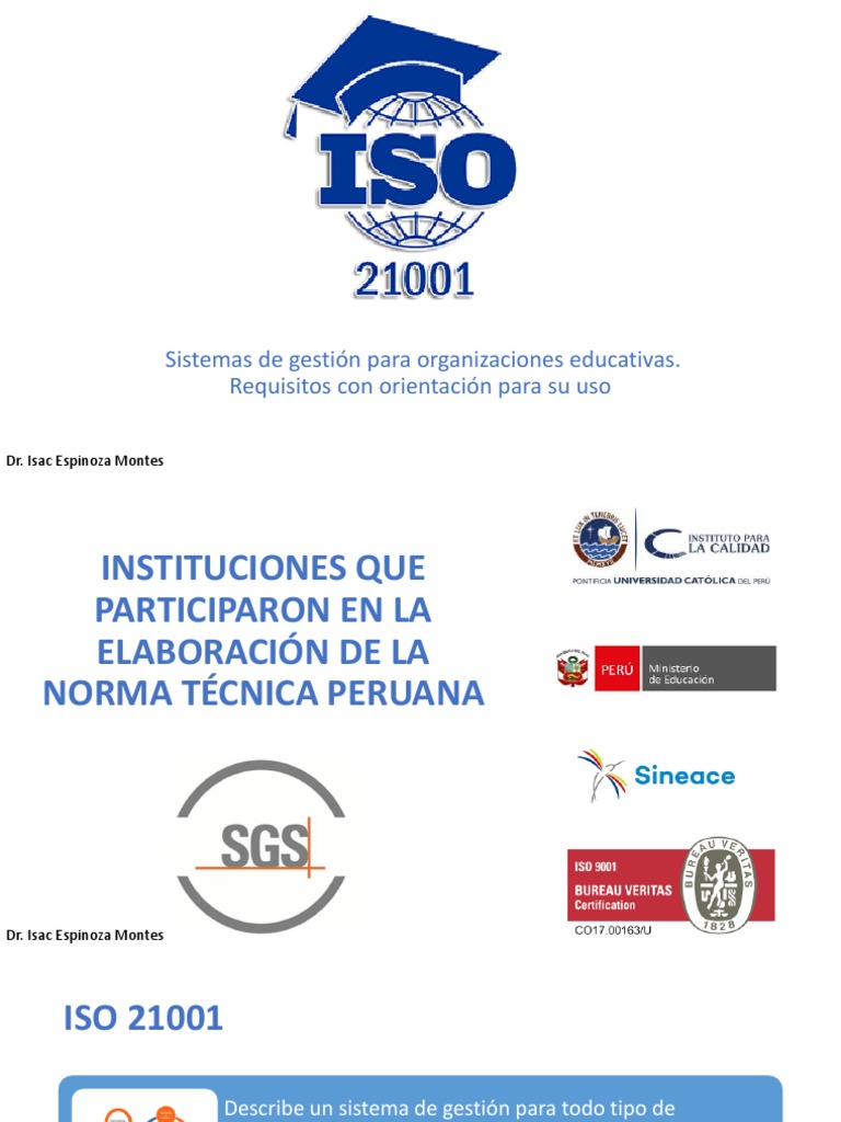 Iso 21001 | PDF | Plan de estudios | Evaluación