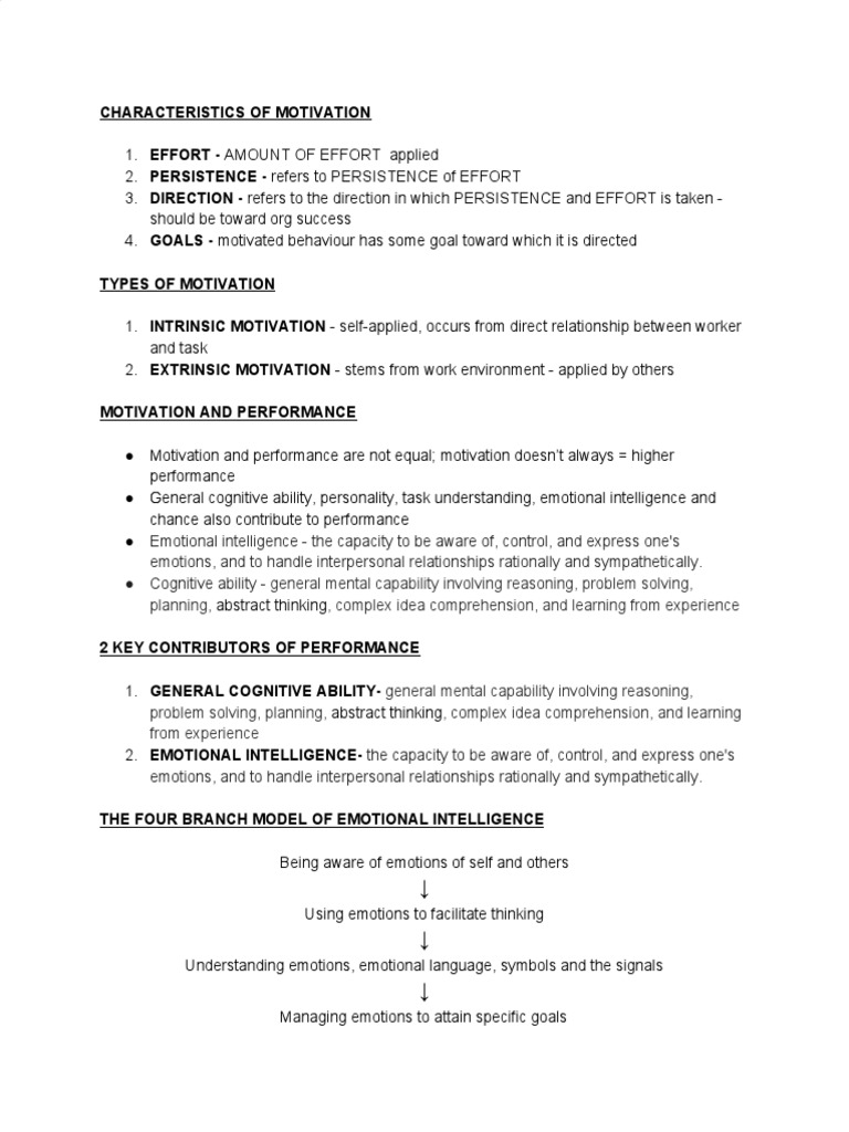 HROB 2090 CH 5 - Theories of Work Motivation Chapter Notes | Download ...