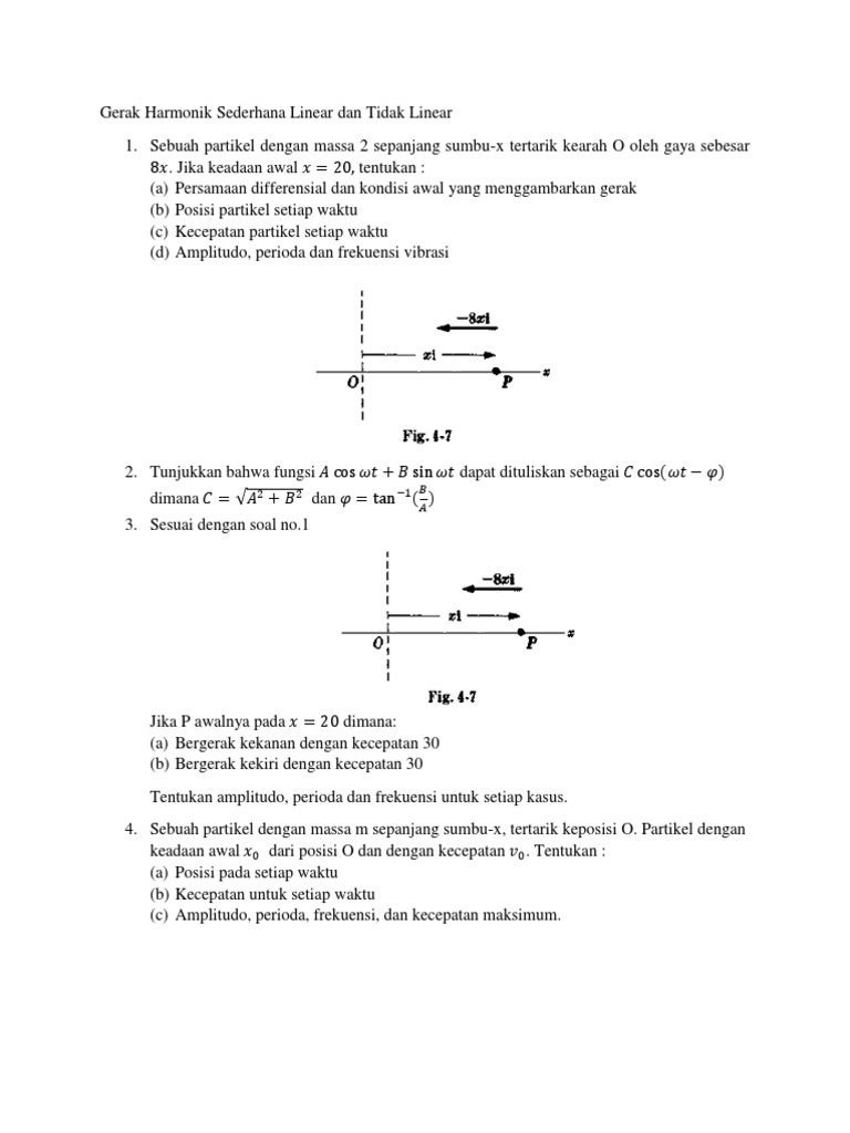Gerak Harmonik Sederhana Linear | PDF
