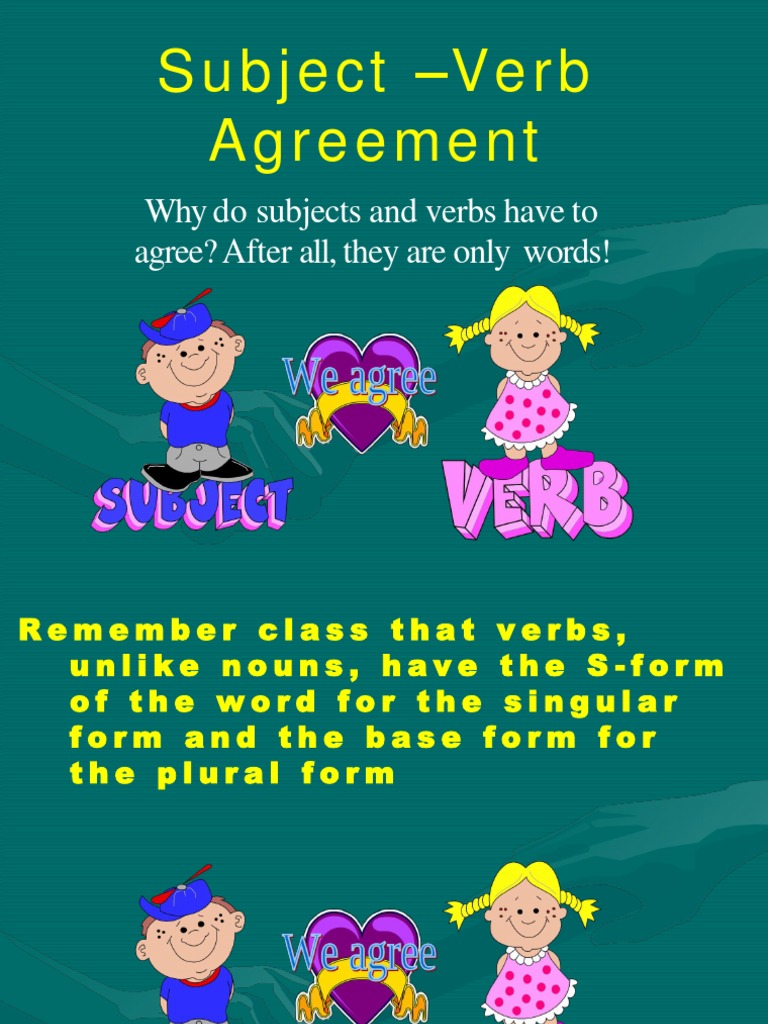Subject-Verb Agreement Rules Explained | PDF | Grammatical Number | Plural