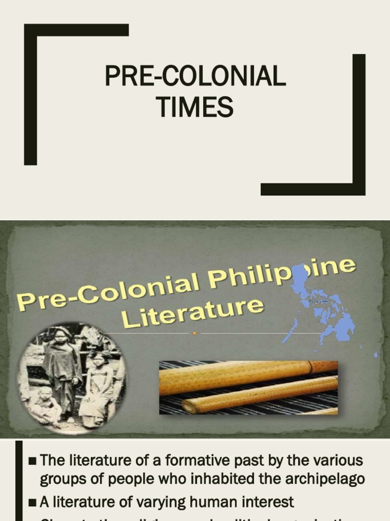 Pre Colonial | PDF | Riddle | Idiom