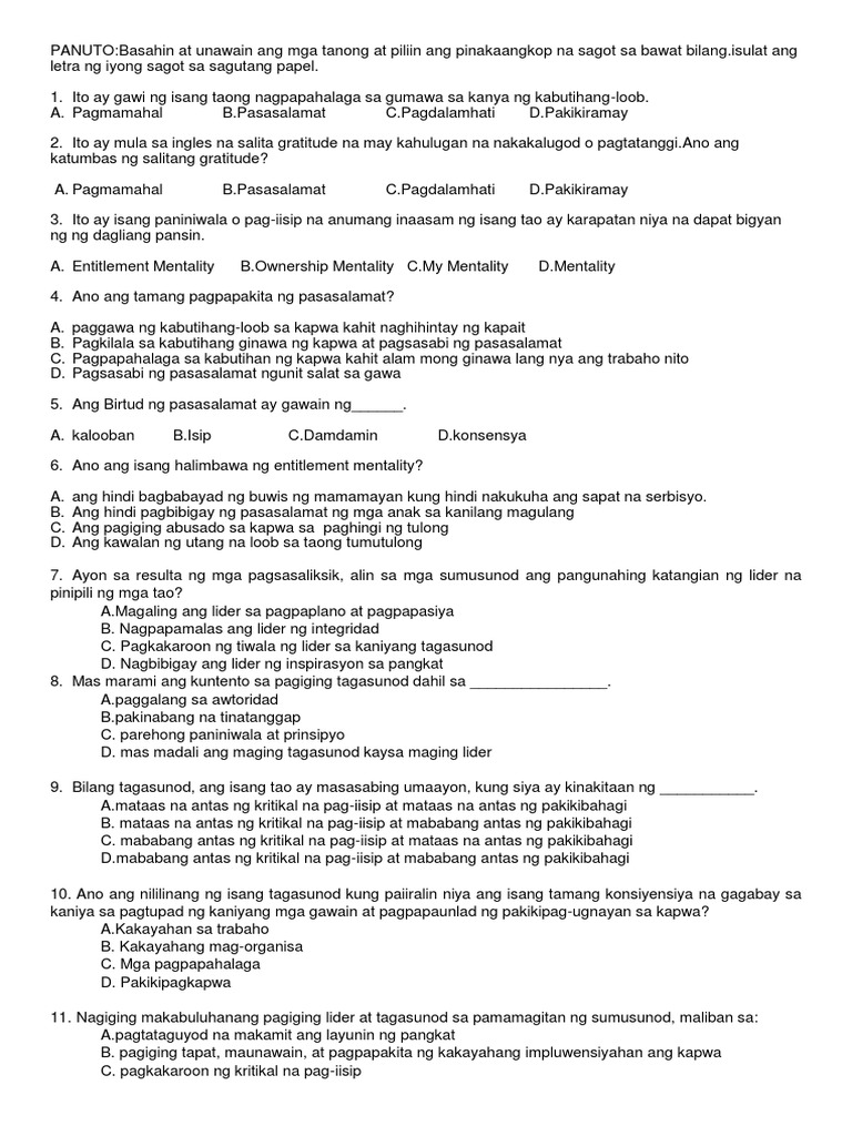 Esp 8 3RD Quarter Generated | PDF