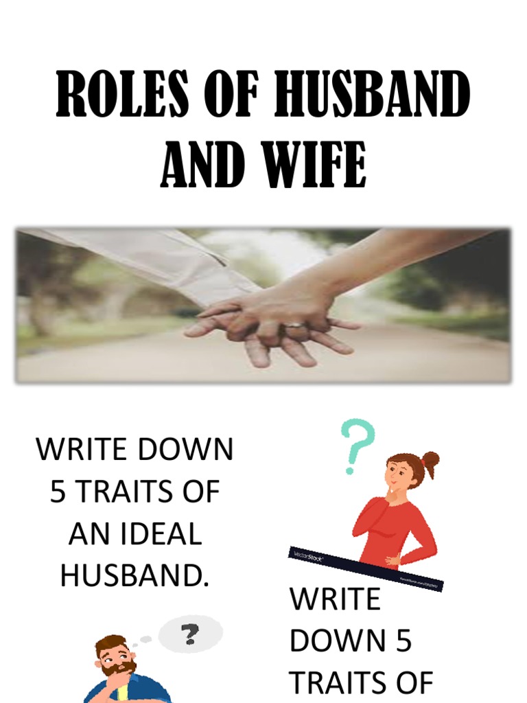 Roles of Husband and Wife in Marriage | PDF | Wife | Family